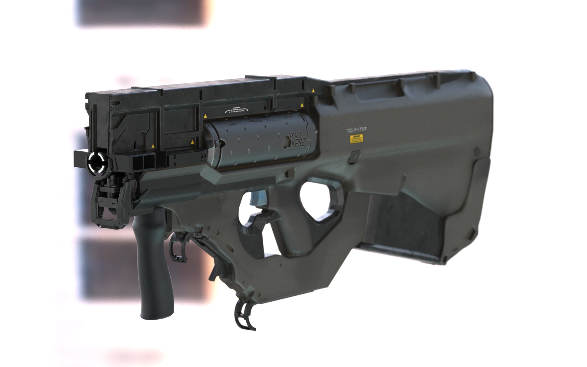 Rhb_RBS - ArtStation - SMG BULLPUP CONCEPT, by Alex Figini...