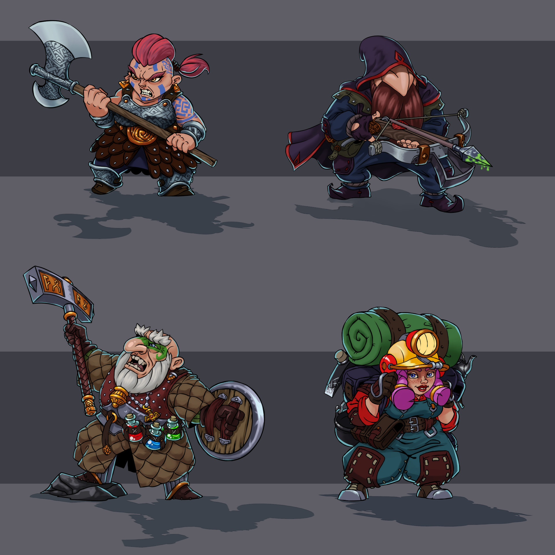 ArtStation - Dwarven party