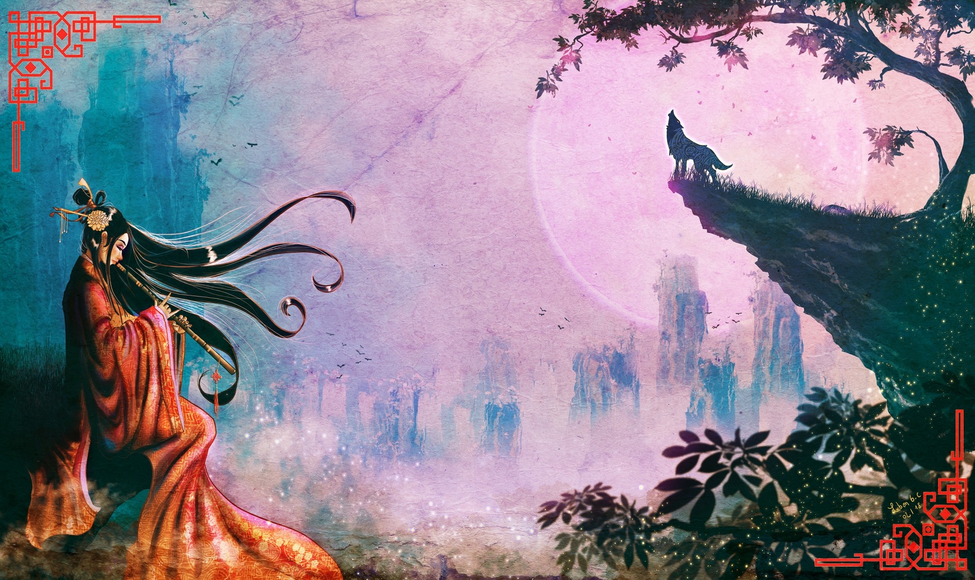 ArtStation - the Princess and the Wolf