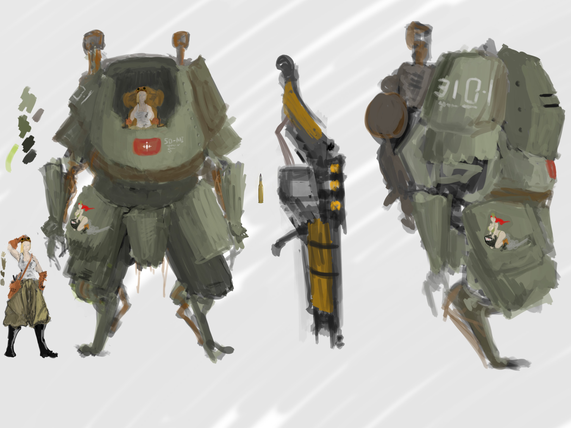 Dieselpunk Power Armor