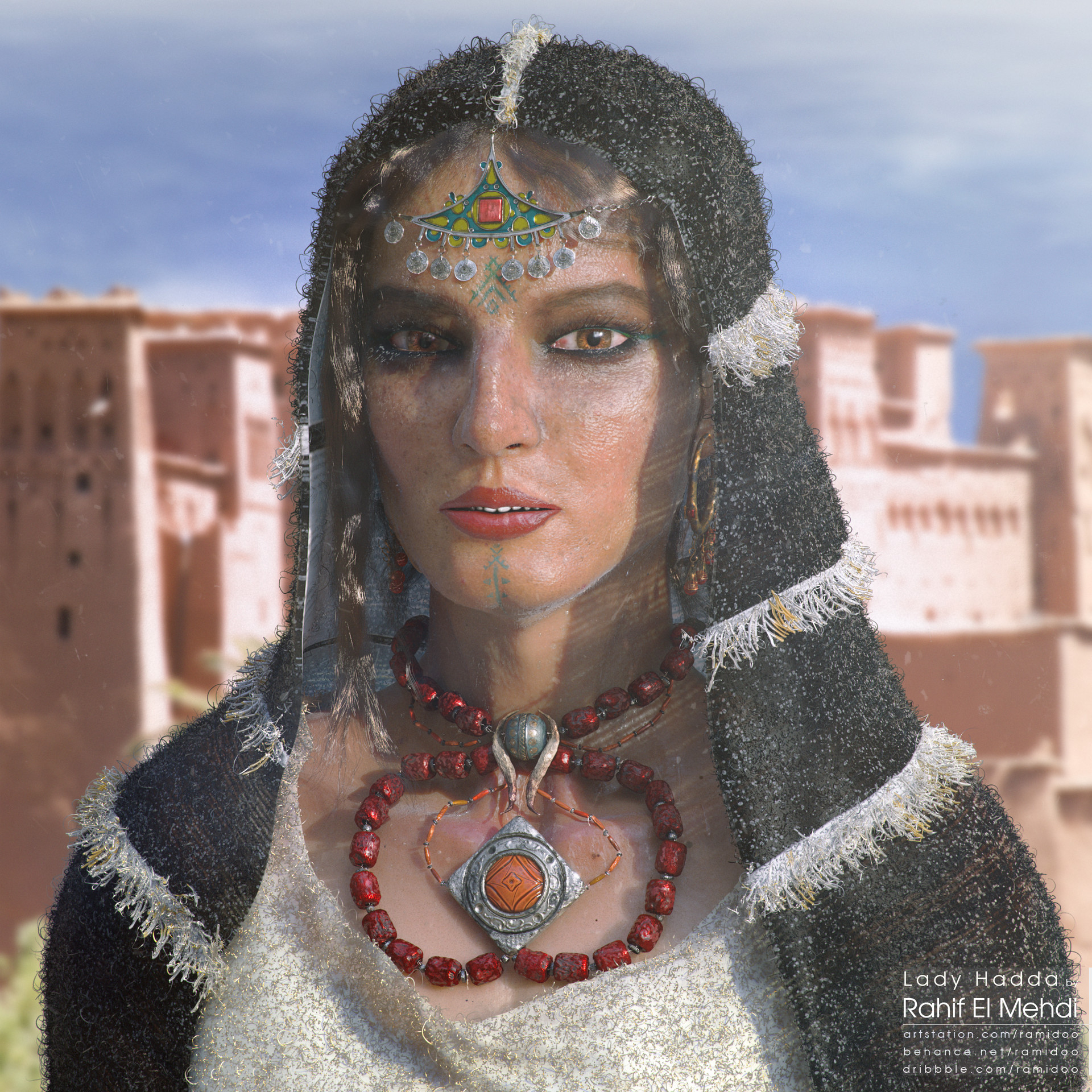 ArtStation - Hadda, a moroccan lady