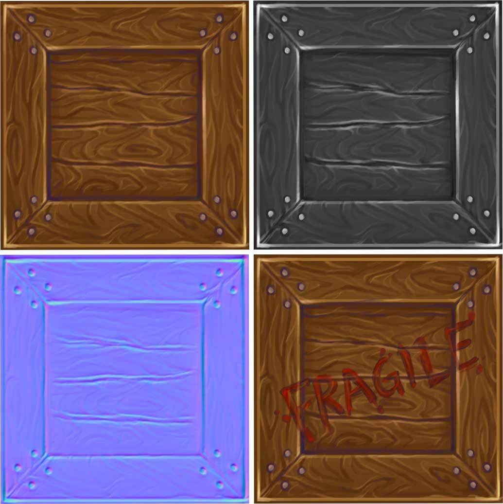 ArtStation - Hand-Painted Stylized Textures