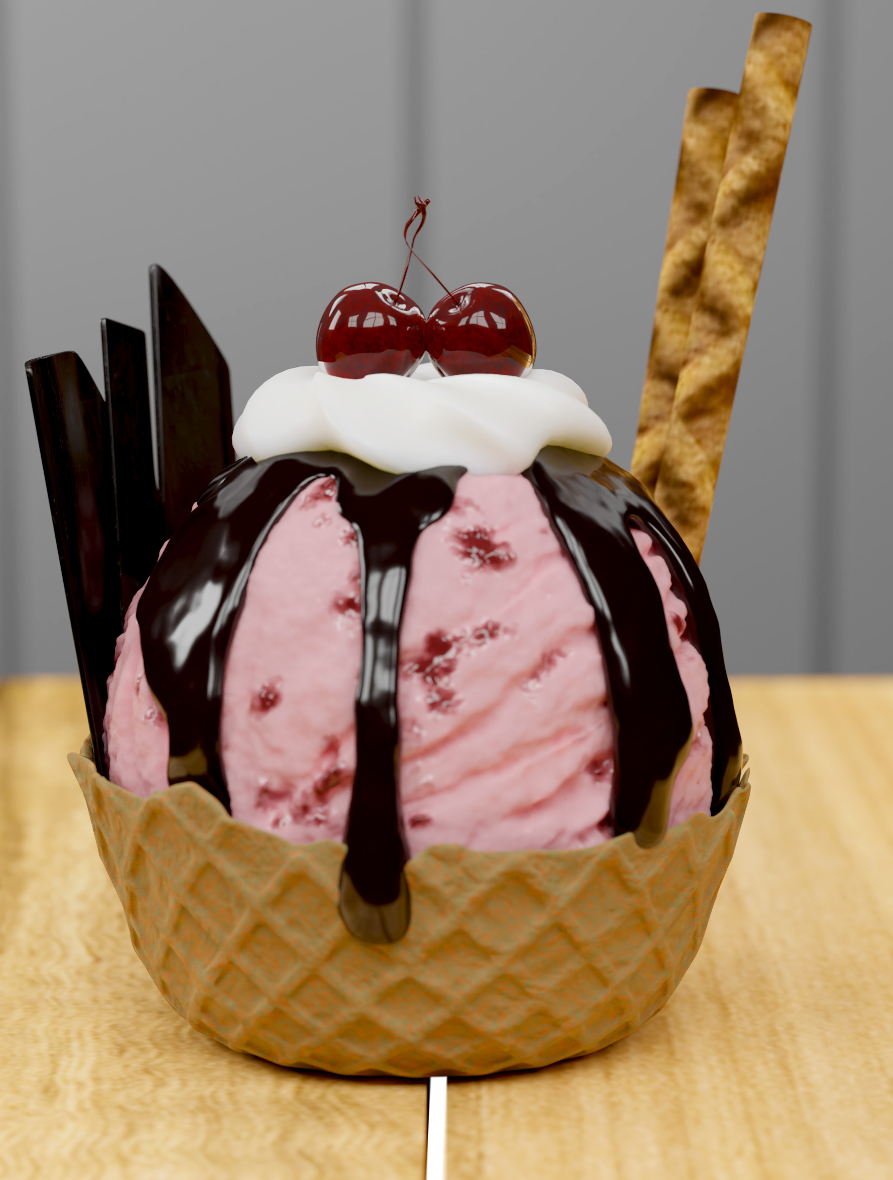 ArtStation - Digital Dessert: Ice Cream