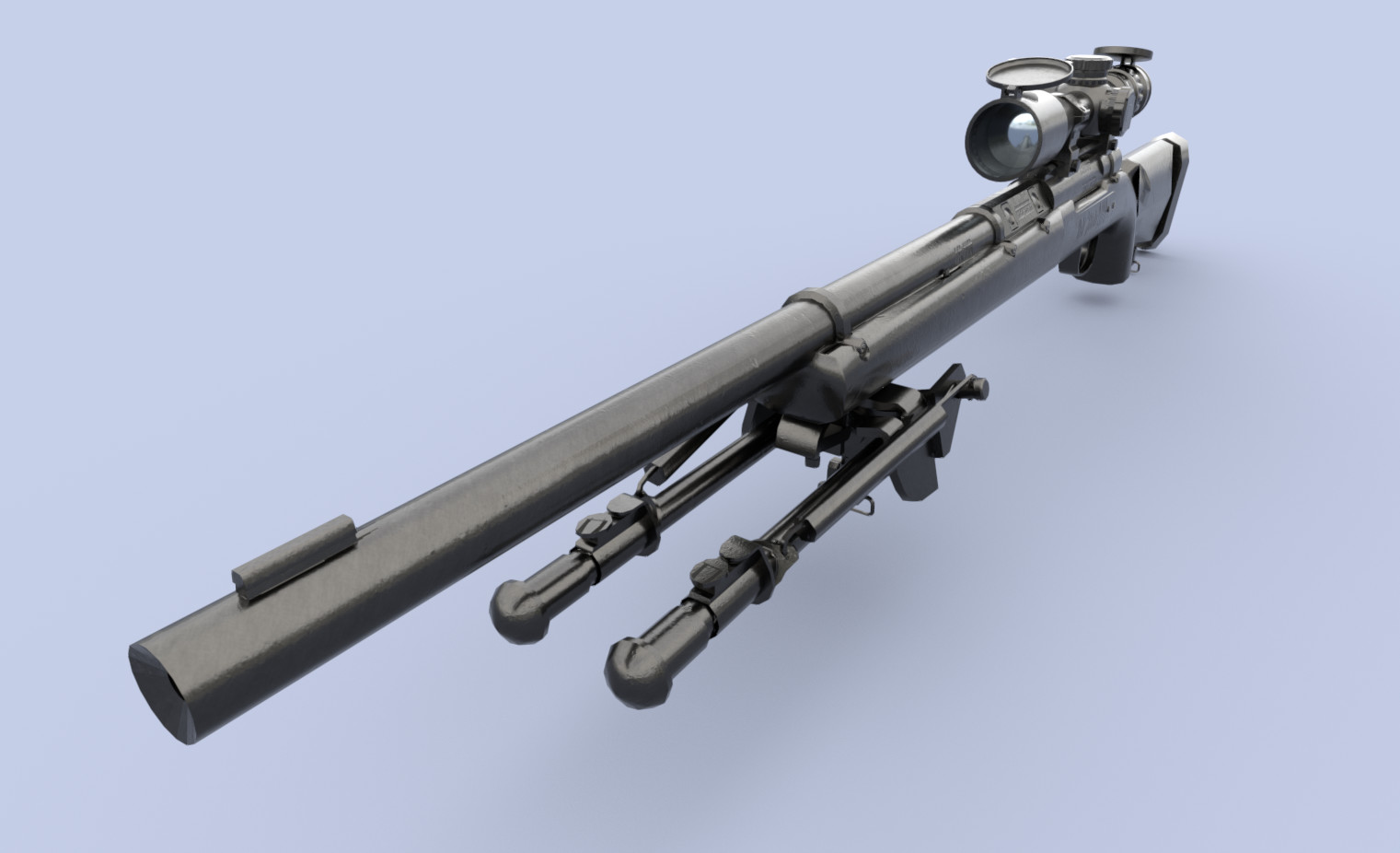 ArtStation - M24 Sniper Rifle