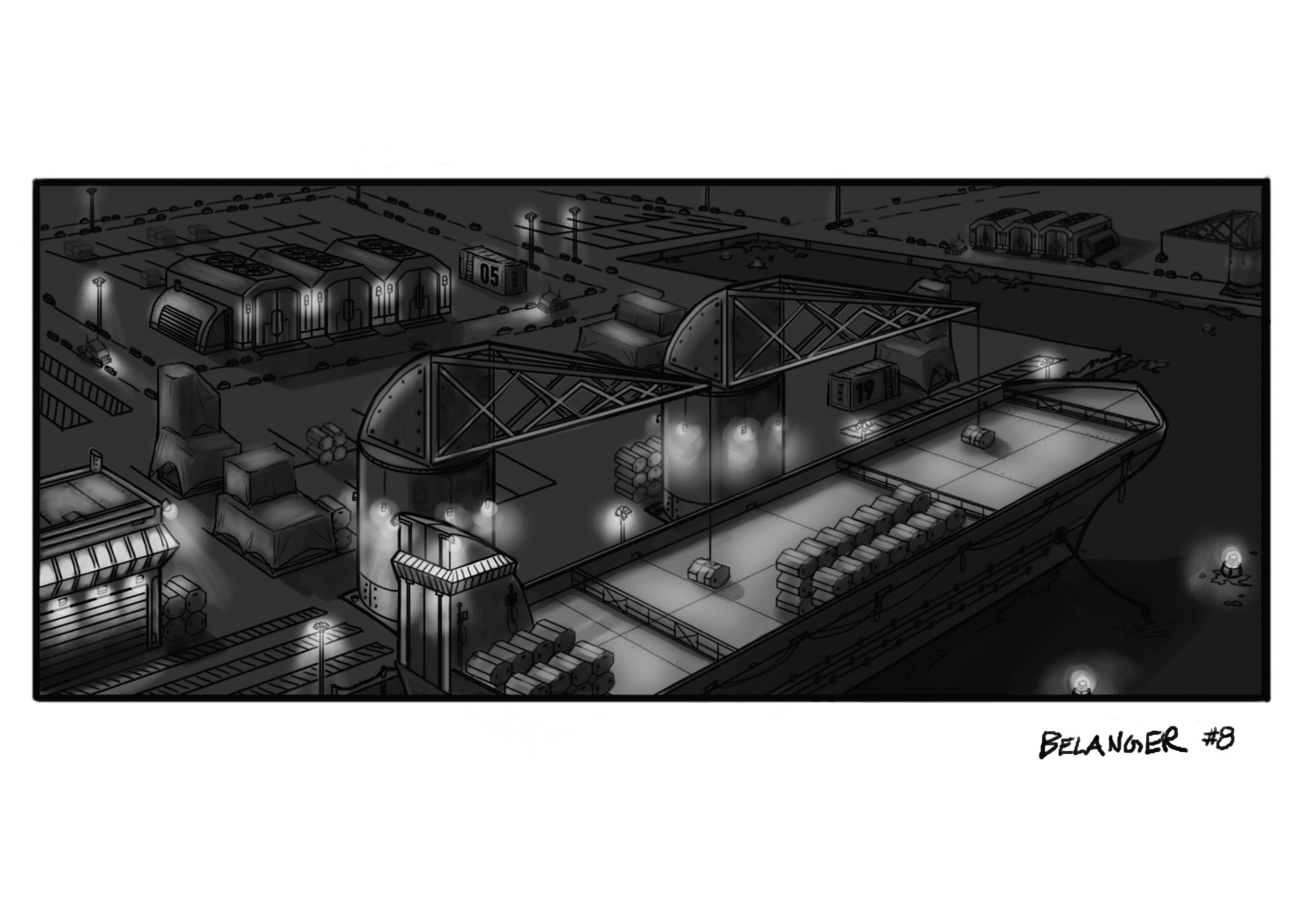 ArtStation - Port concepts/ Process