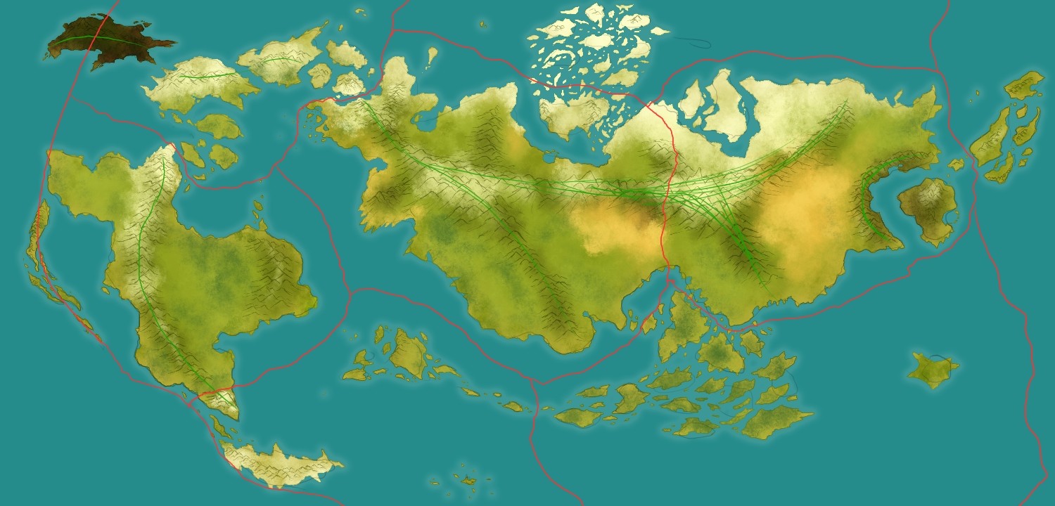 Yohiner Moreno - Guardians' Destiny - Gaeddor World Map