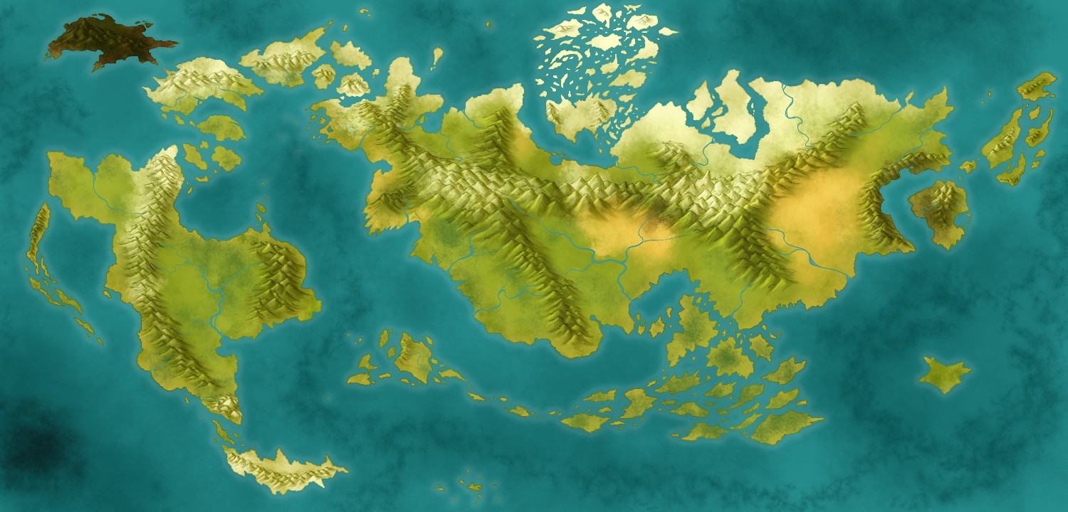 Yohiner Moreno - Guardians' Destiny - Gaeddor World Map