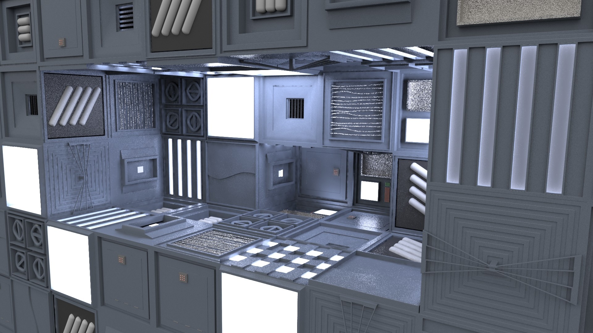 ArtStation - Sci-Fi Scene Details - Using Replicators