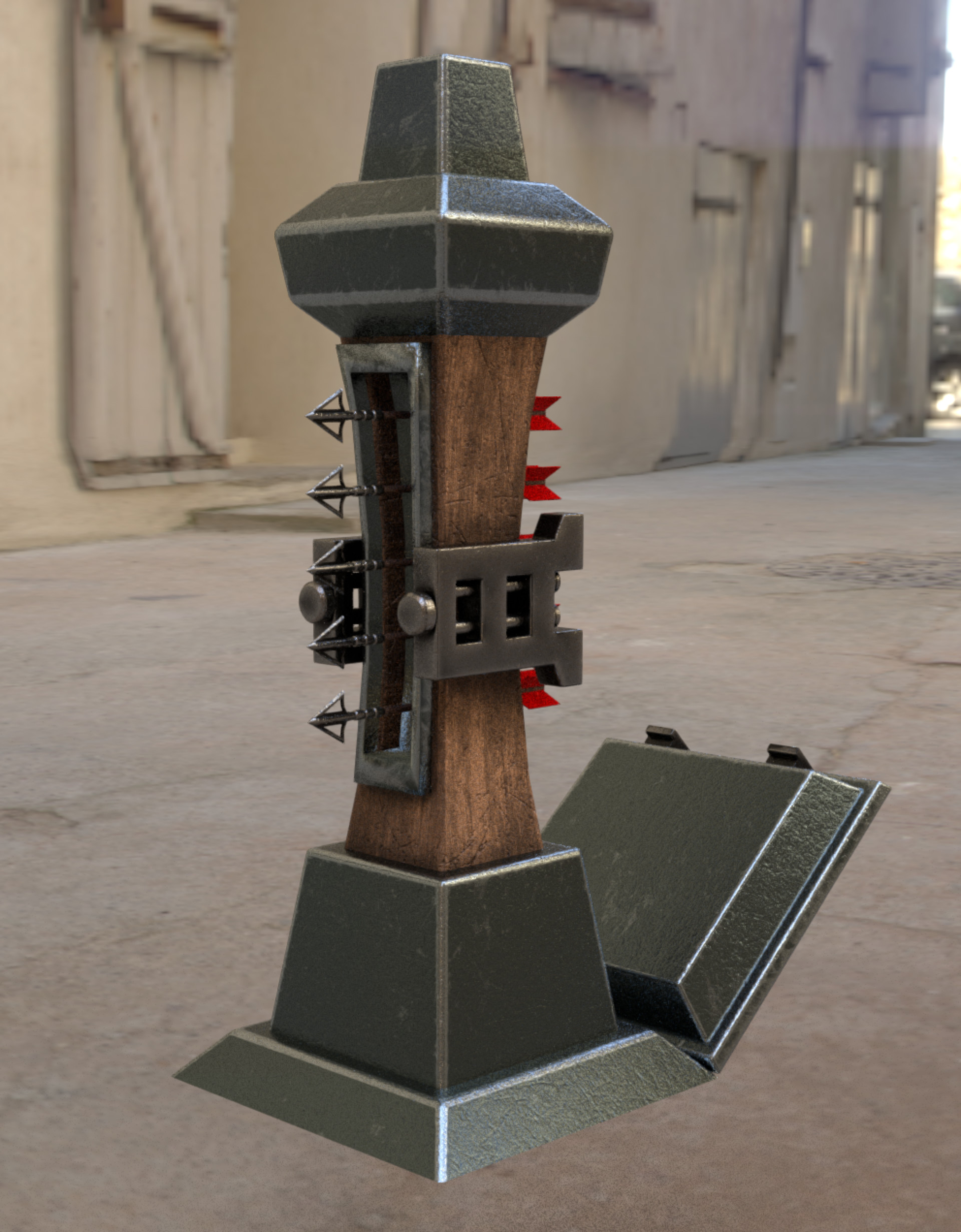 ArtStation - Arrow Trap - #100dayproject Day 001