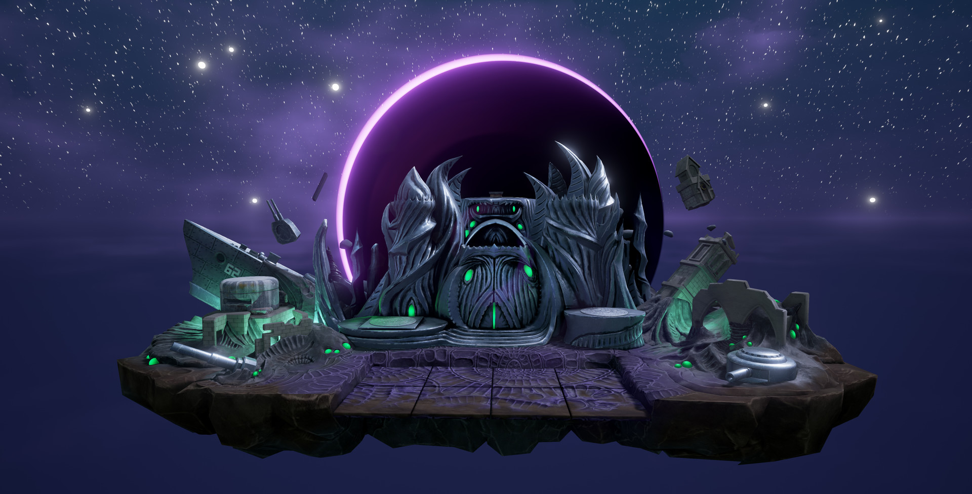 ArtStation - Environment for Dragon Front