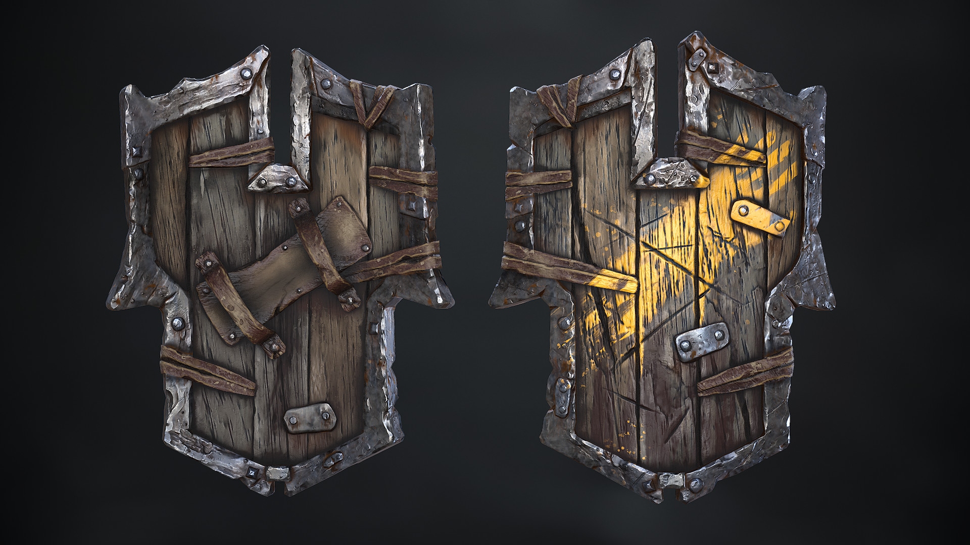Orc Shield : r/3Dmodeling