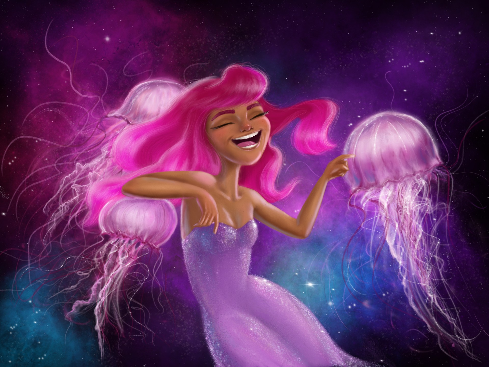 ArtStation - Space Jellies