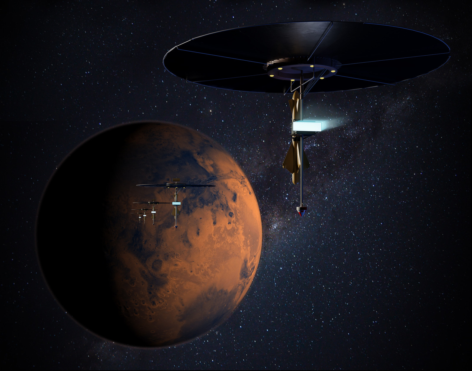 Owen Richards - Ernst Stuhlinger's Nuclear-Ion 'Umbrella Ship'