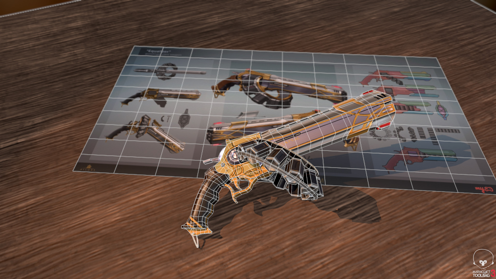 Kristin Harris - "Equalizer" Revolver - Prop Model