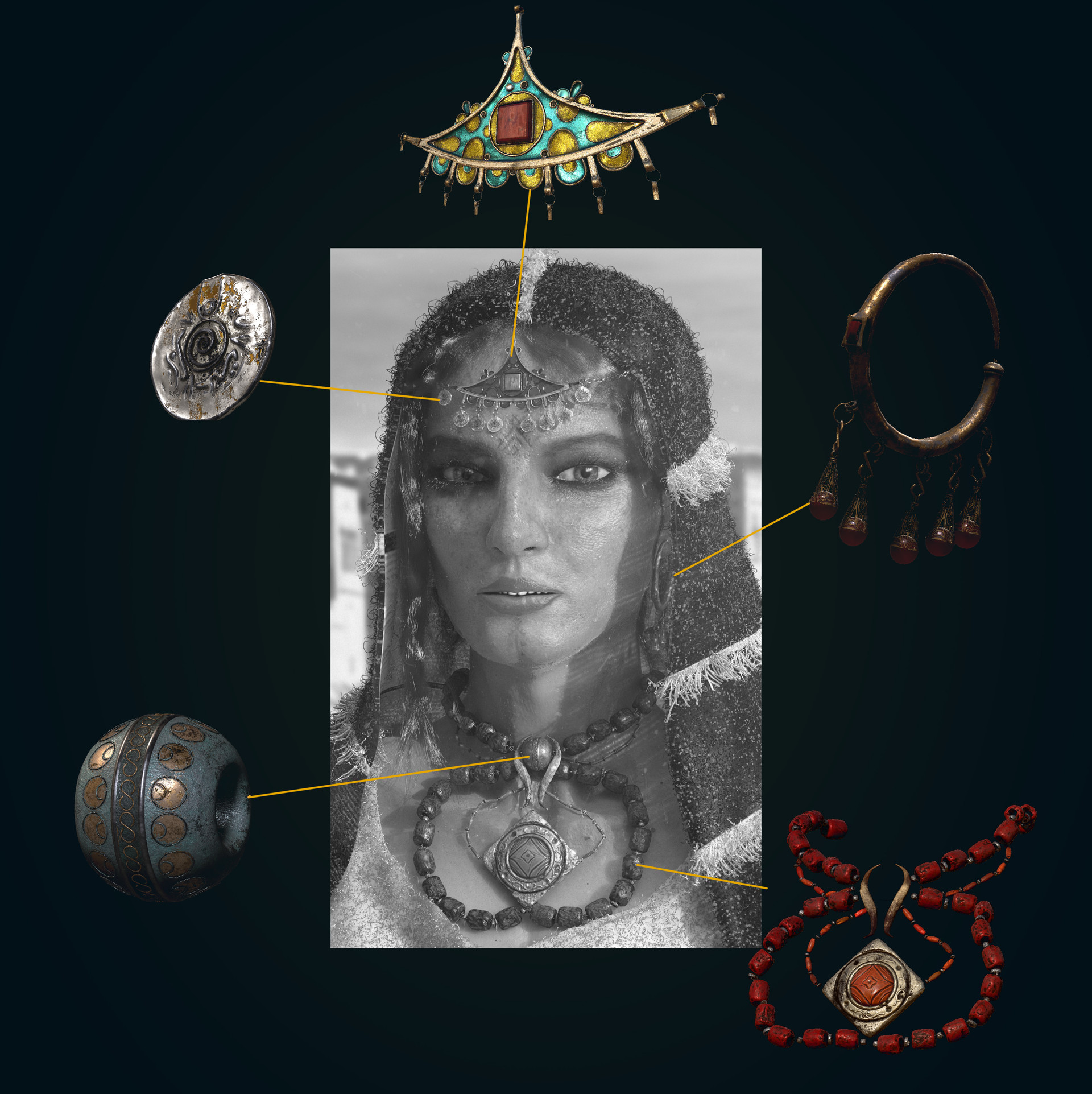 Mehdi Rahif - Hadda, a moroccan lady