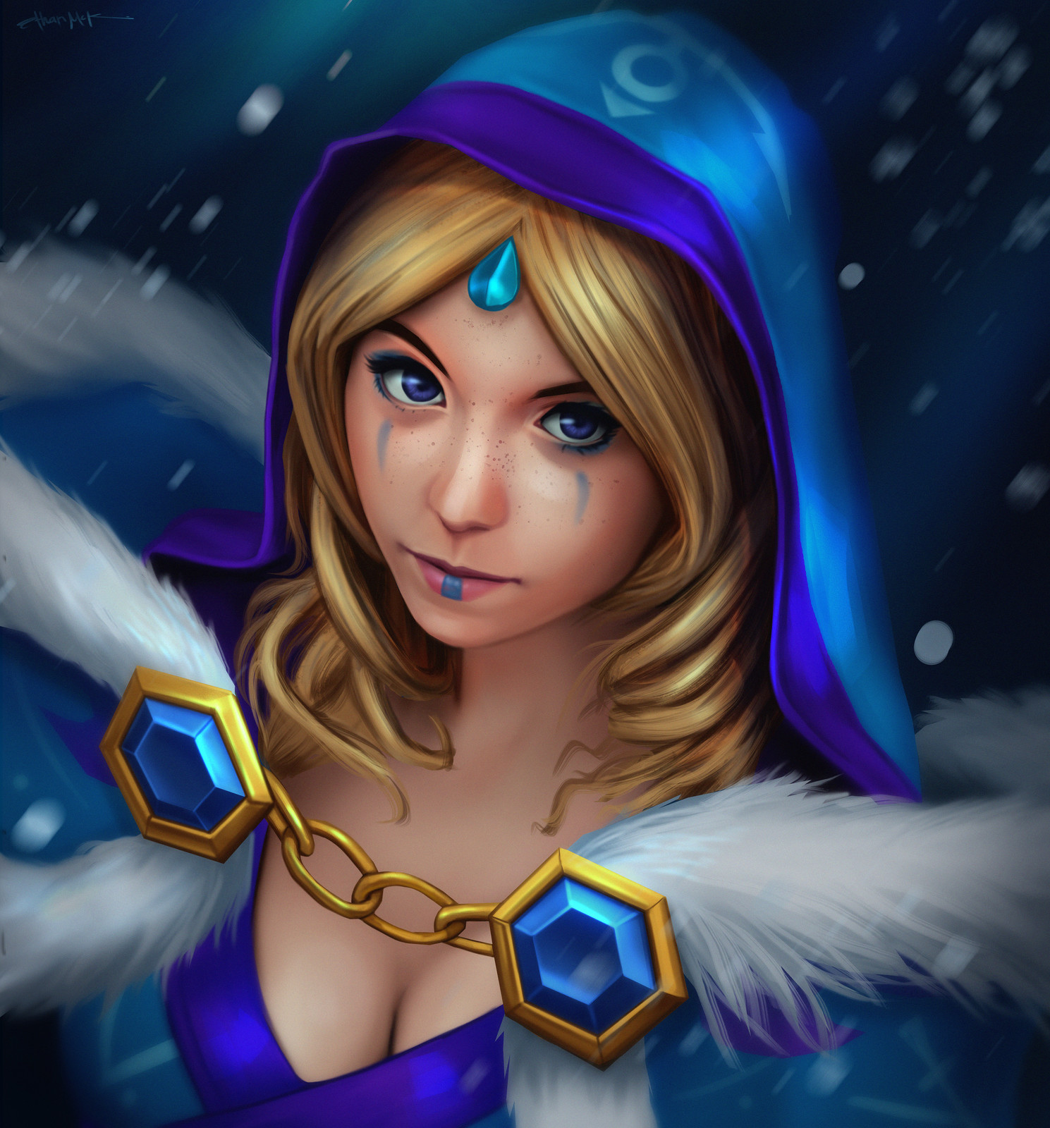 Ethan McKenna - Crystal Maiden - Dota 2 Fan art
