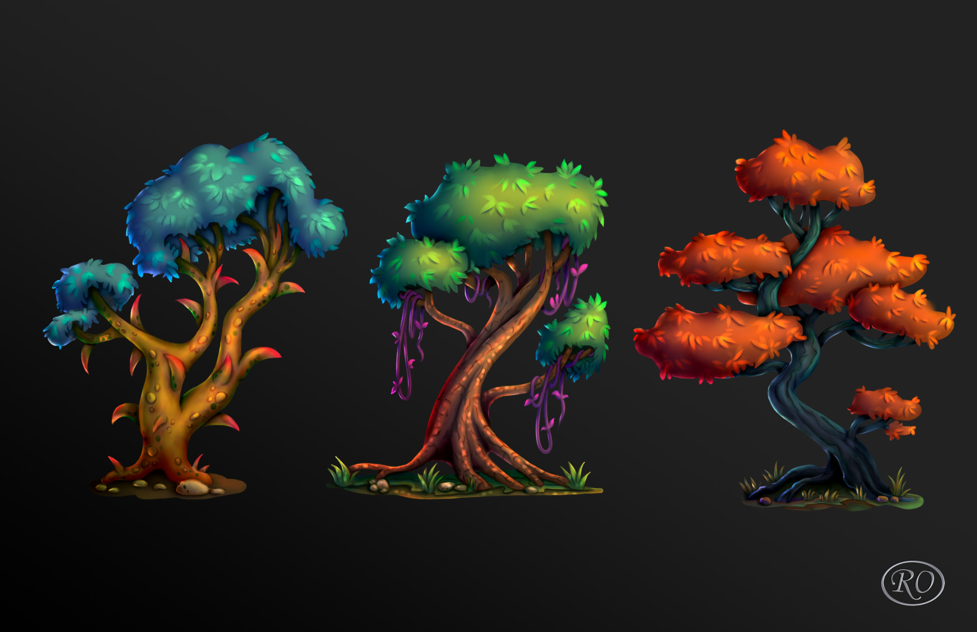 ArtStation - Trees concept