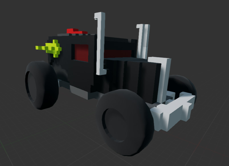 ArtStation - My Voxel Car