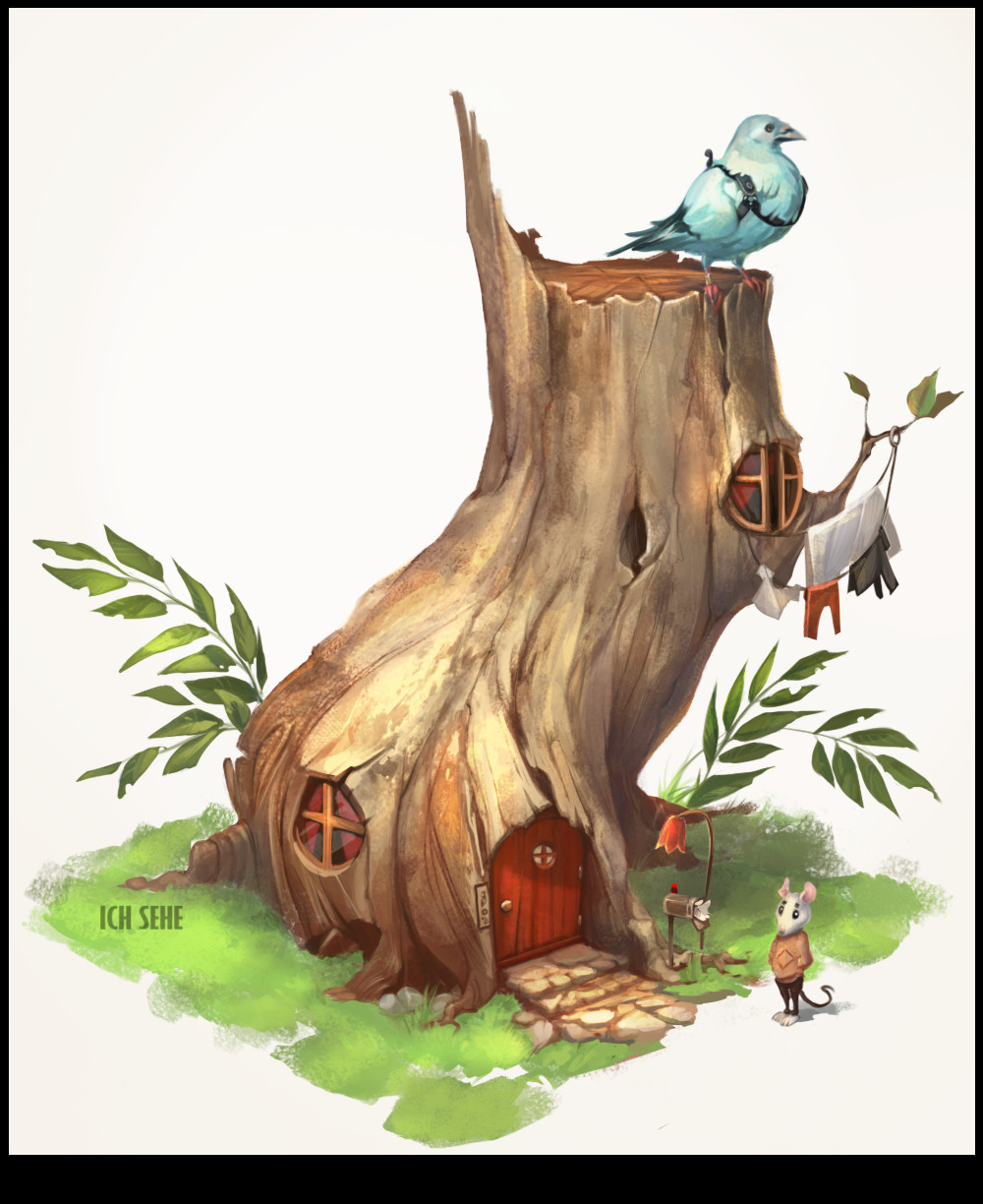 ArtStation - mouse house