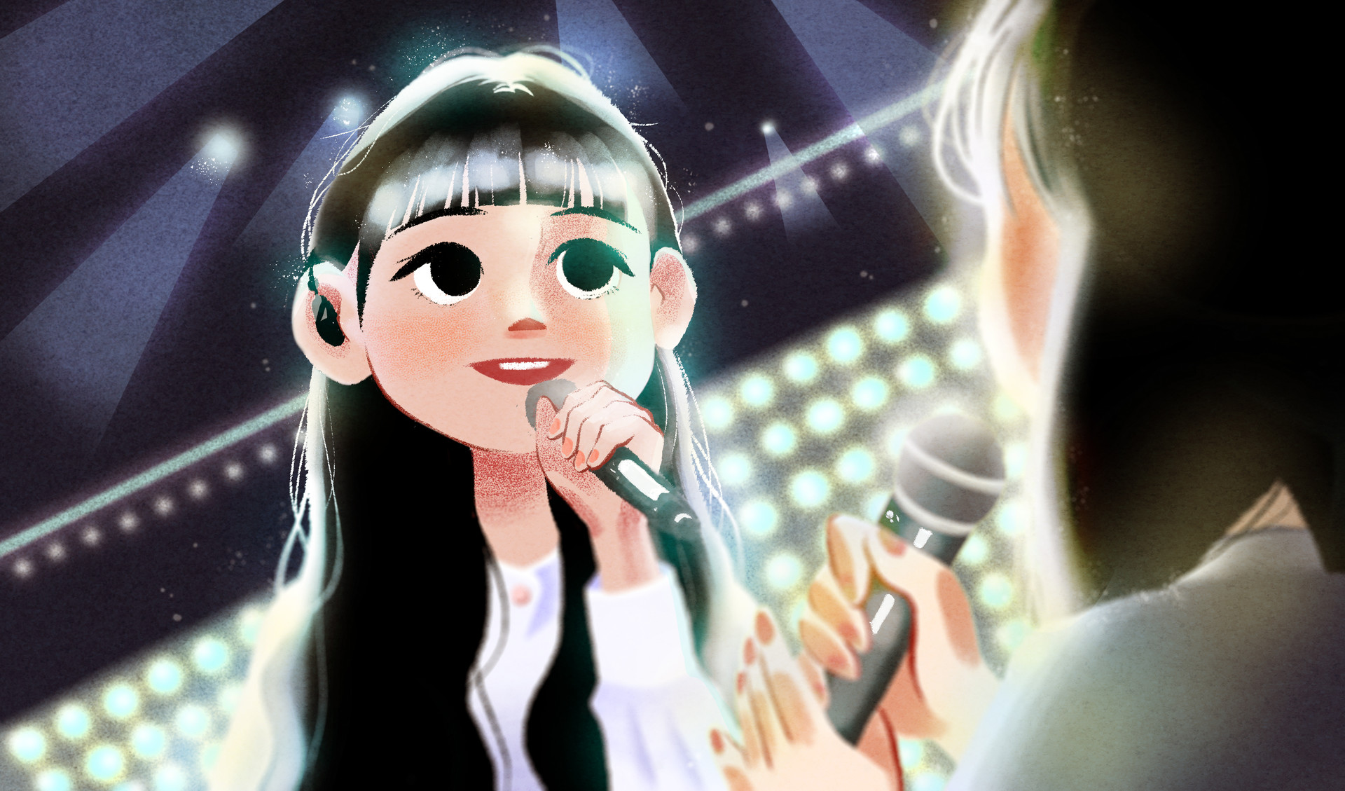 ArtStation - Singing girls who chase their dreams