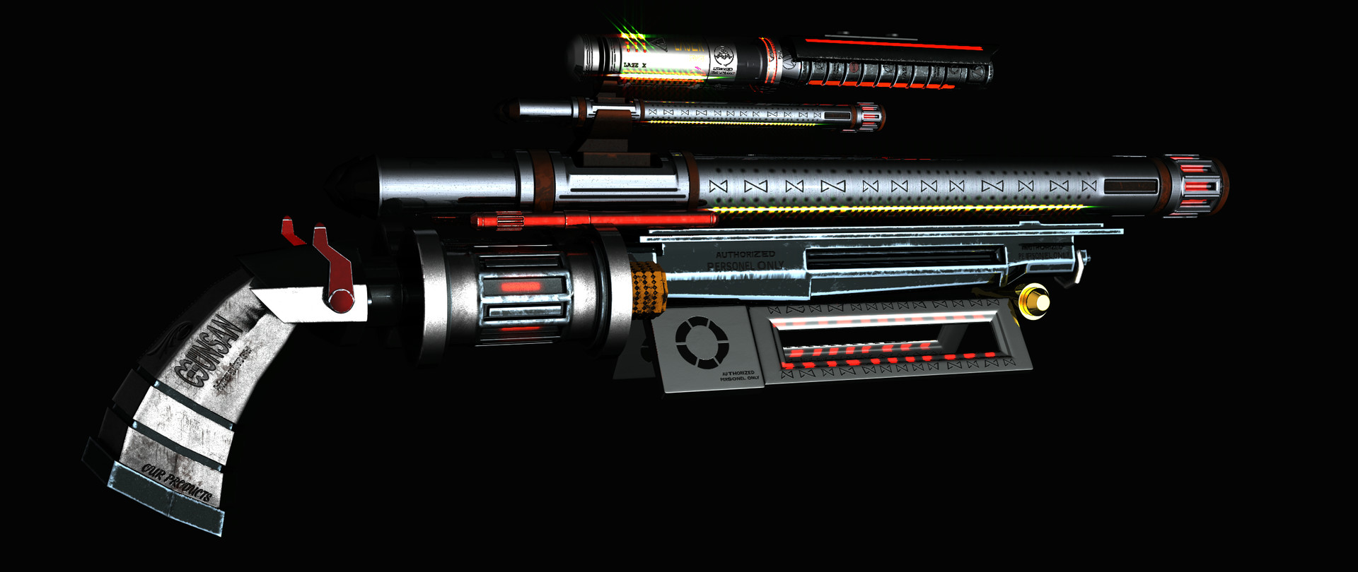 ArtStation - Guns laser