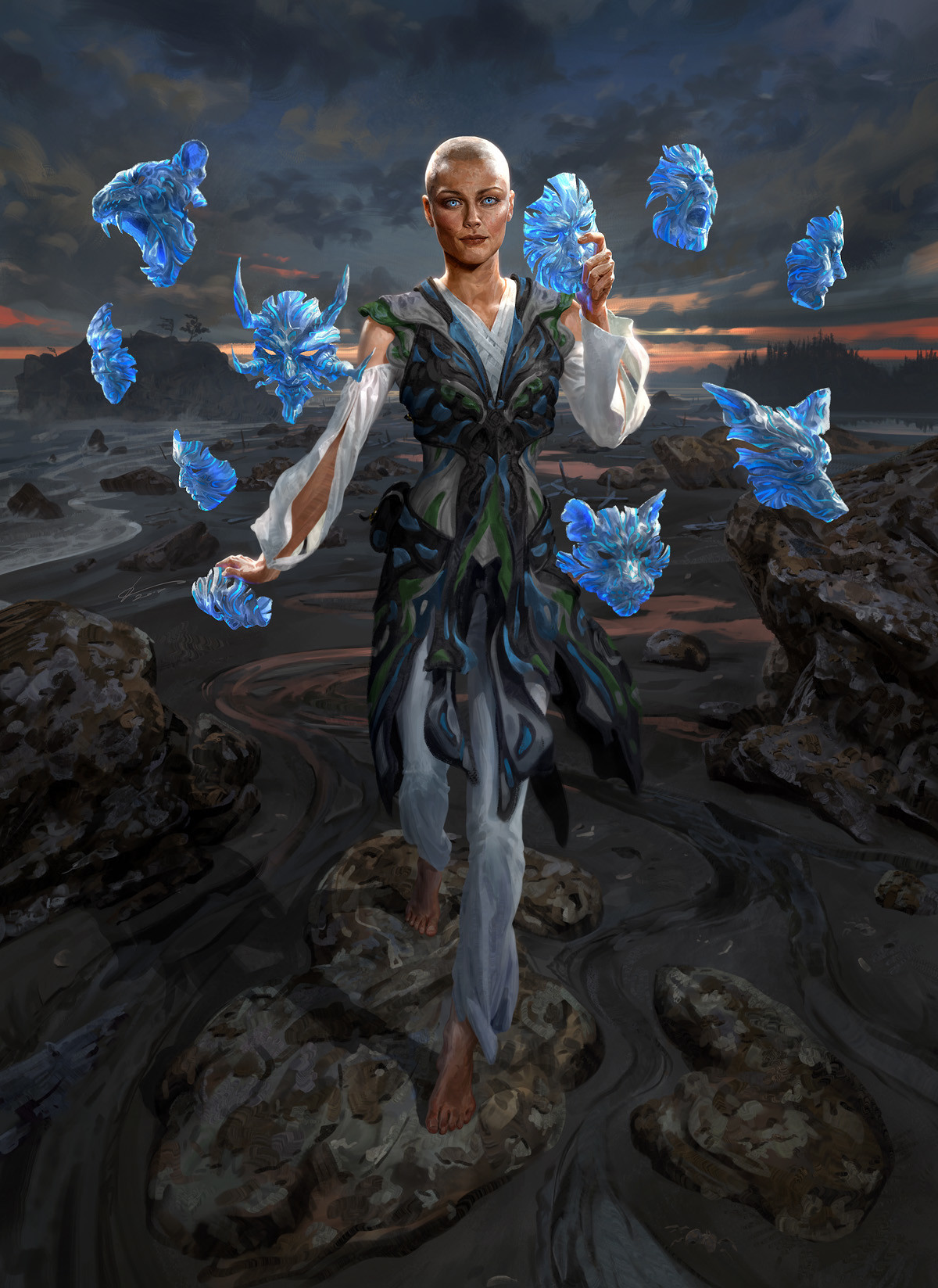 ArtStation - MtG: Estrid, the Masked