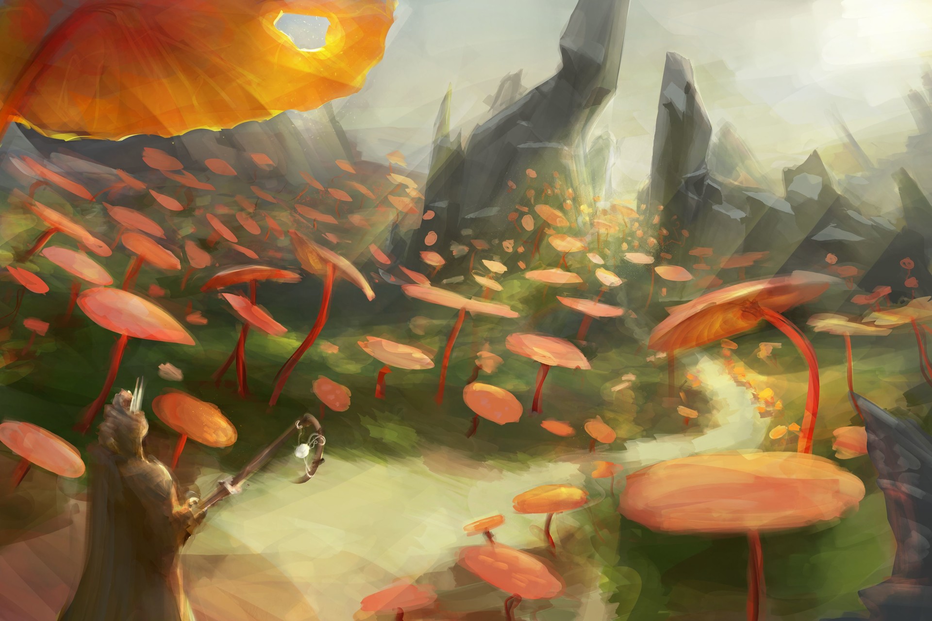 ArtStation - Mushroom land