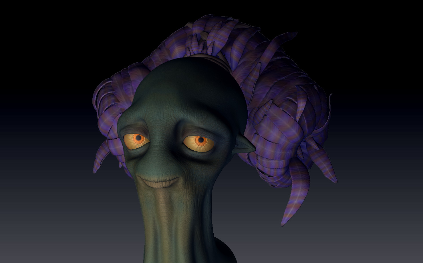 ArtStation - Sam, the Mudokon Queen