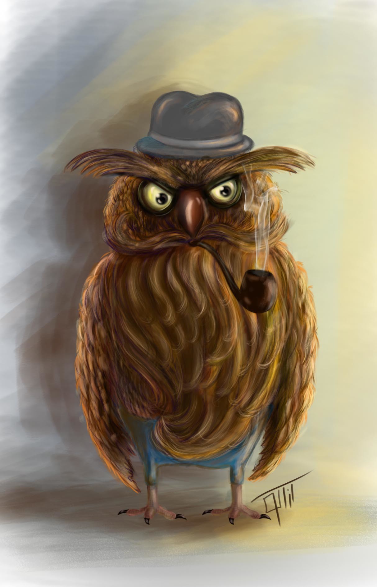 ArtStation - Proud Owl