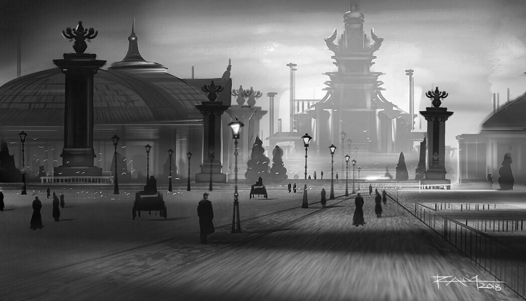 ArtStation - Steampunk Town