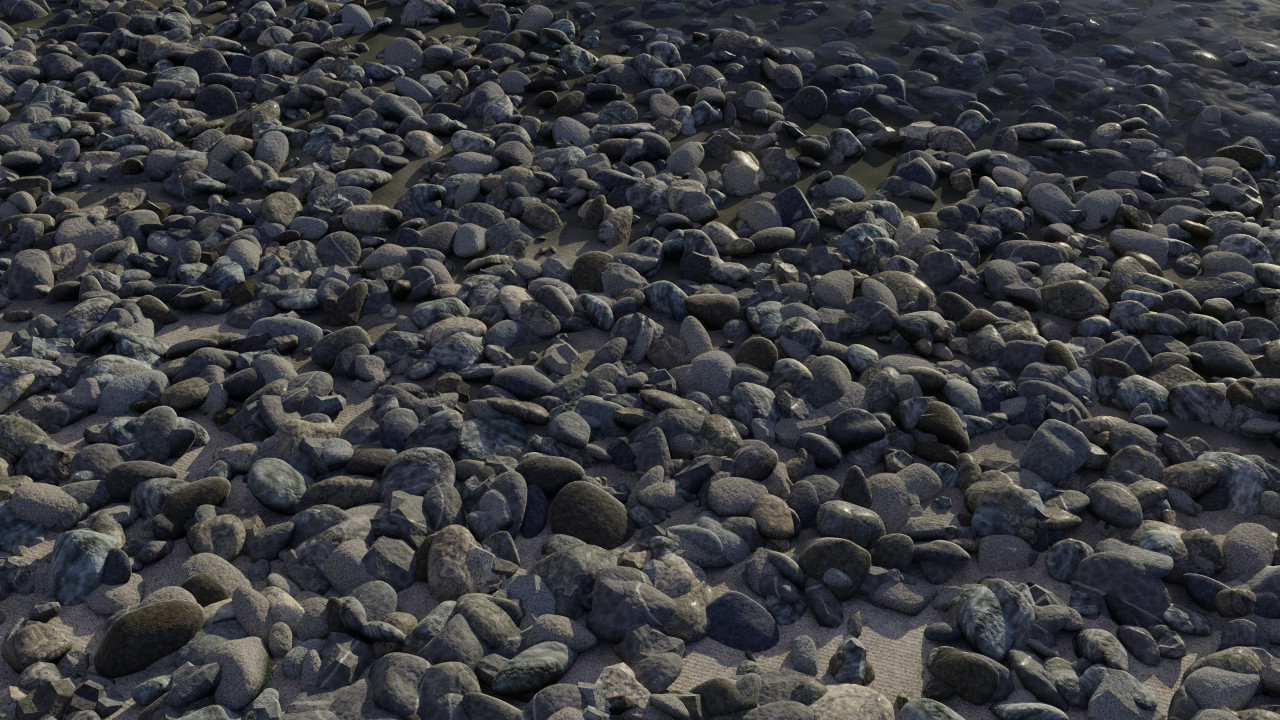 ArtStation - Stony beach