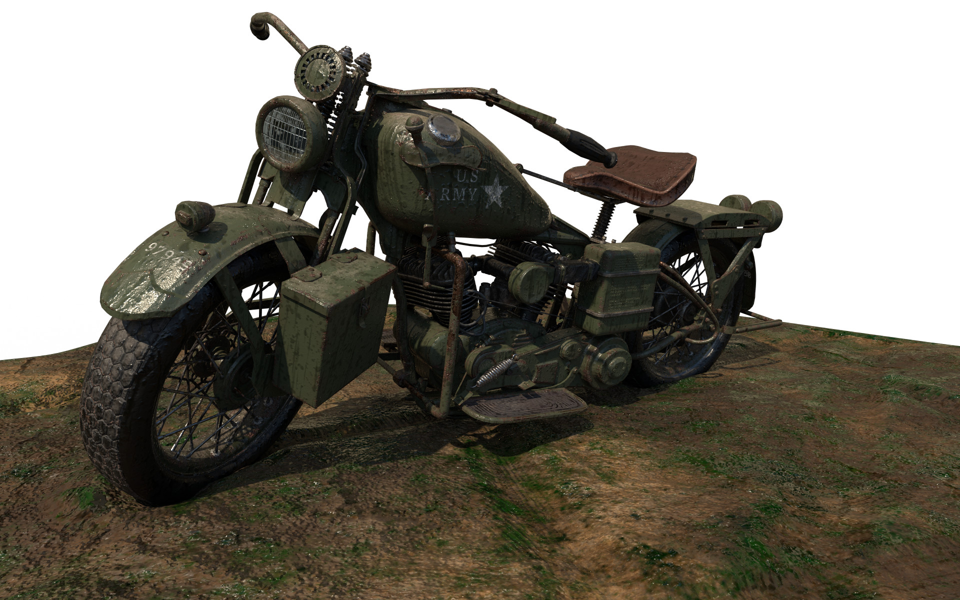 Darian Smith - Harley Davidson WLA WW2 1943