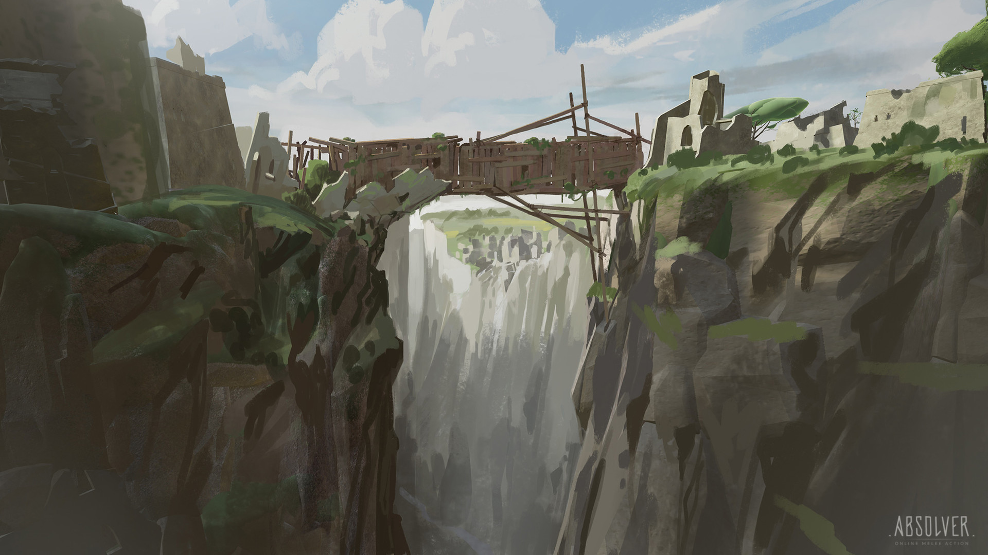 ArtStation - Absolver - East Side of Raslan City Sketches