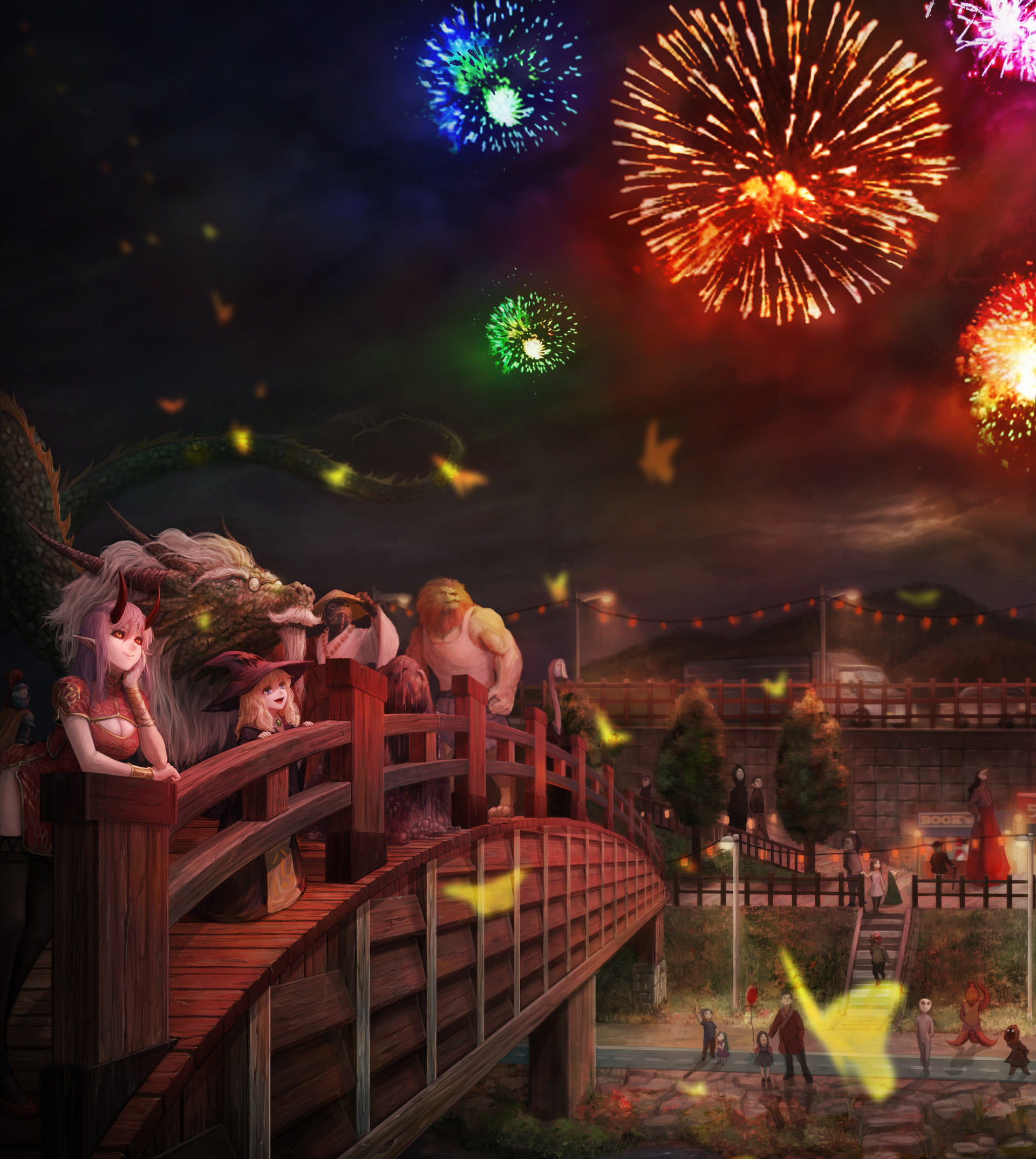 ArtStation - Summer Night Festival