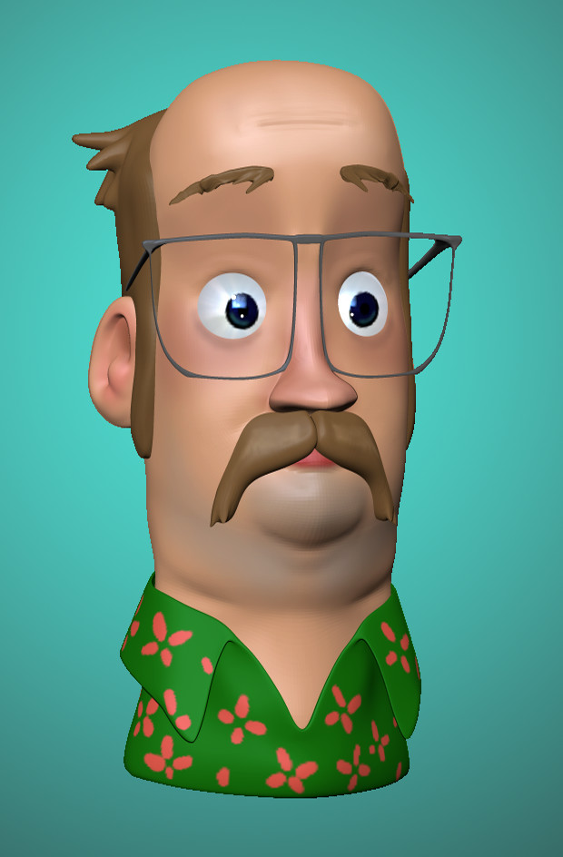 ArtStation - 3dCharacterWorkshop Randy Bishop challenge