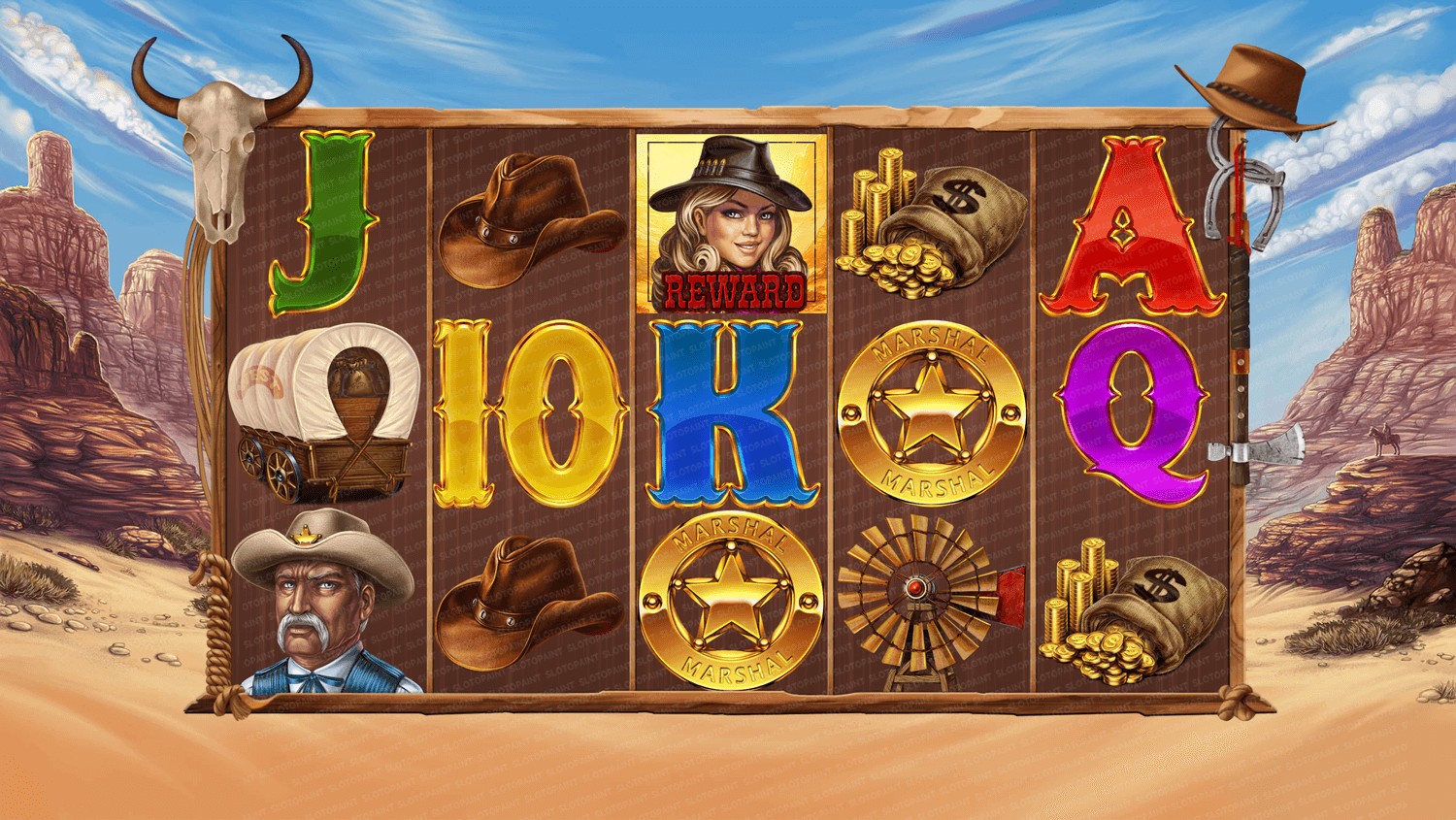 ArtStation - Online Slot machine for SALE - Wild West
