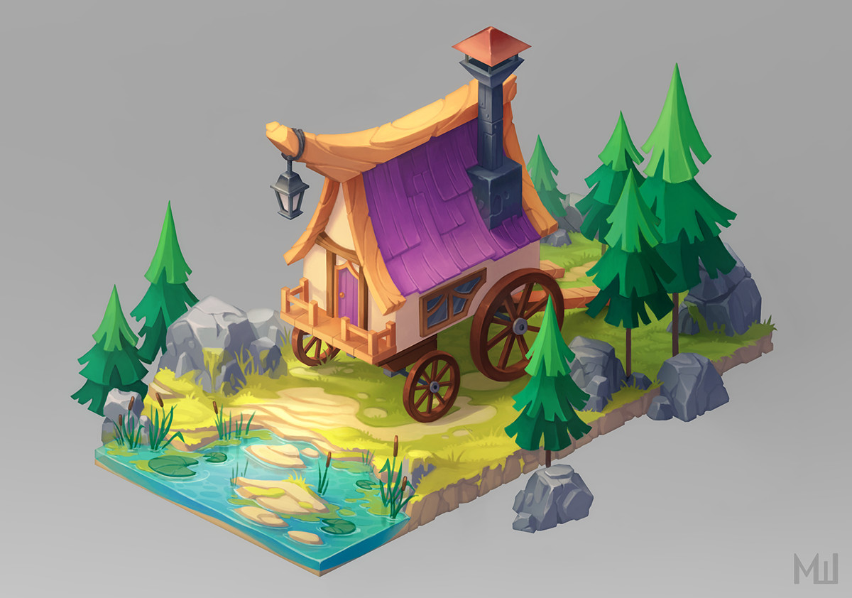 ArtStation - Isometric Van