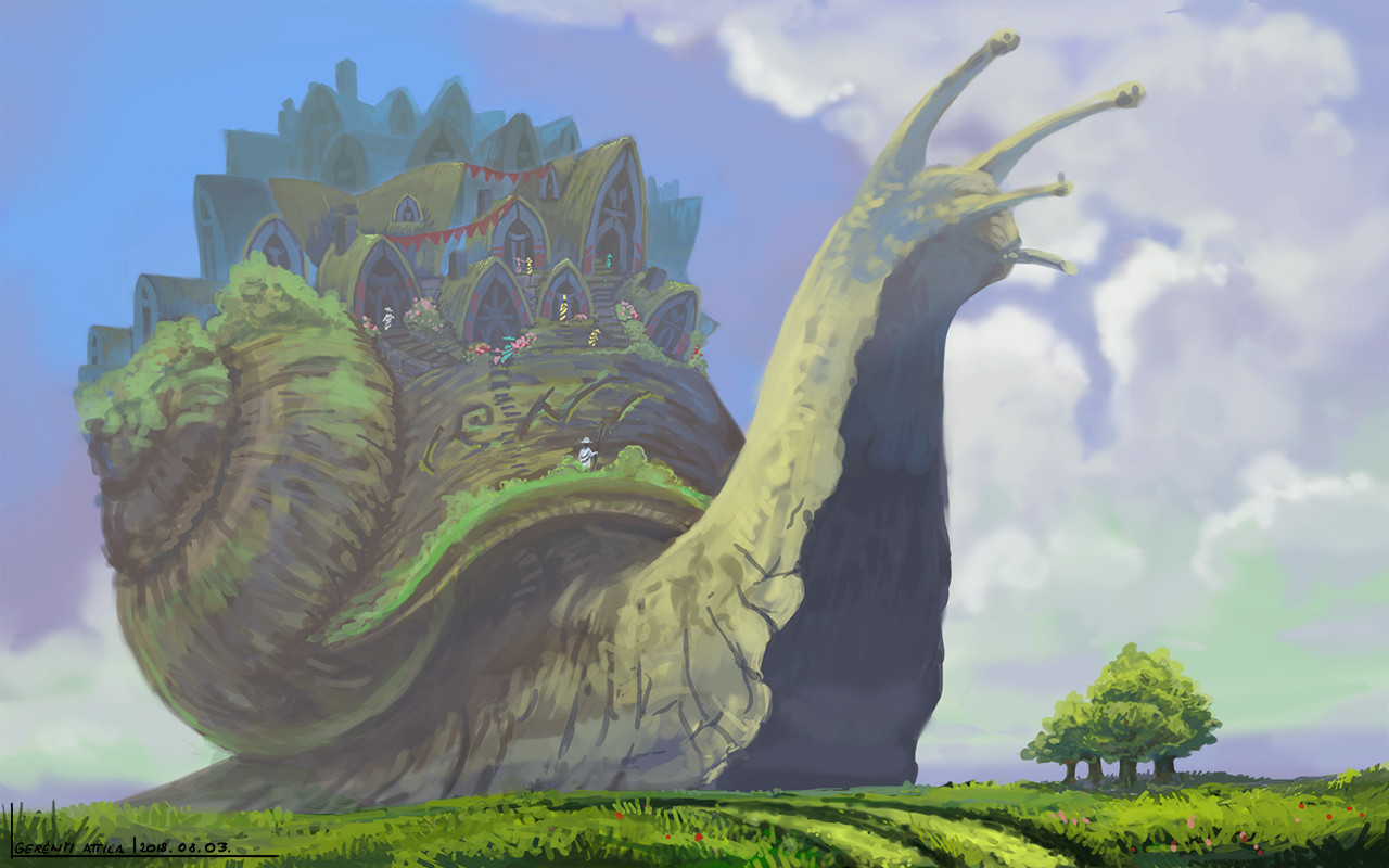 ArtStation - Snail city