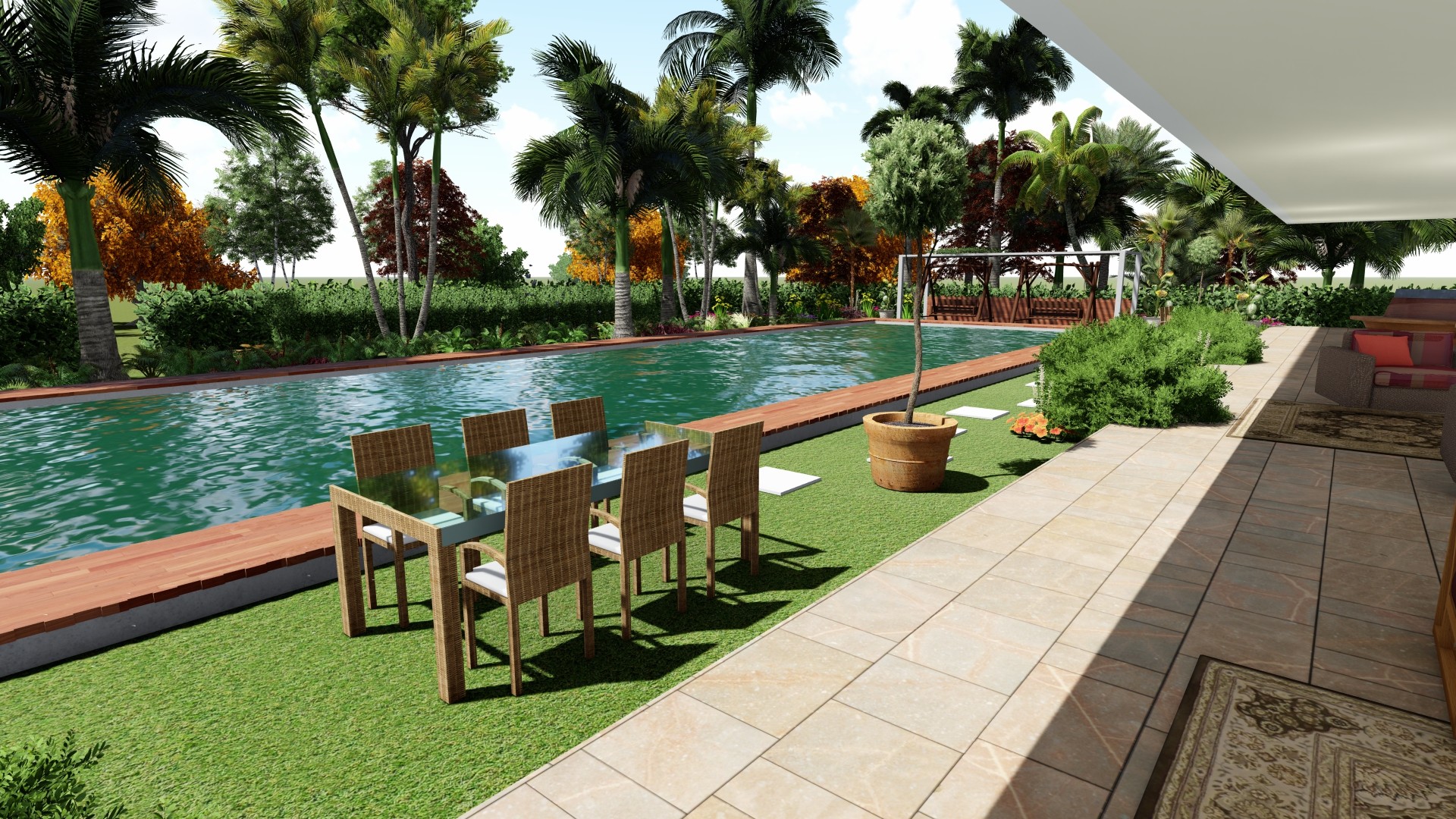 ArtStation - Pool Deck | Gathering Place | Exhibition