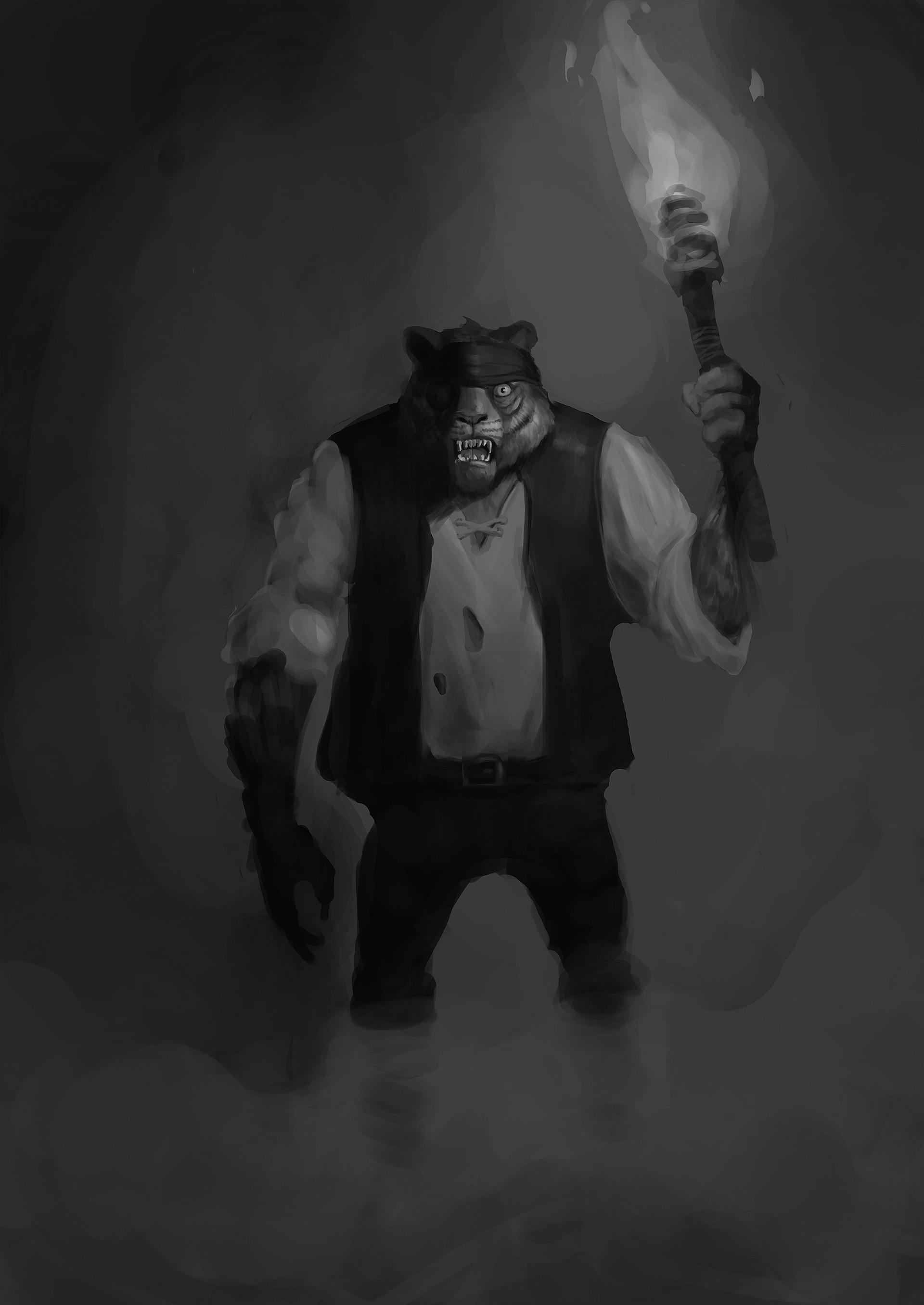 ArtStation - Tiger Pirate