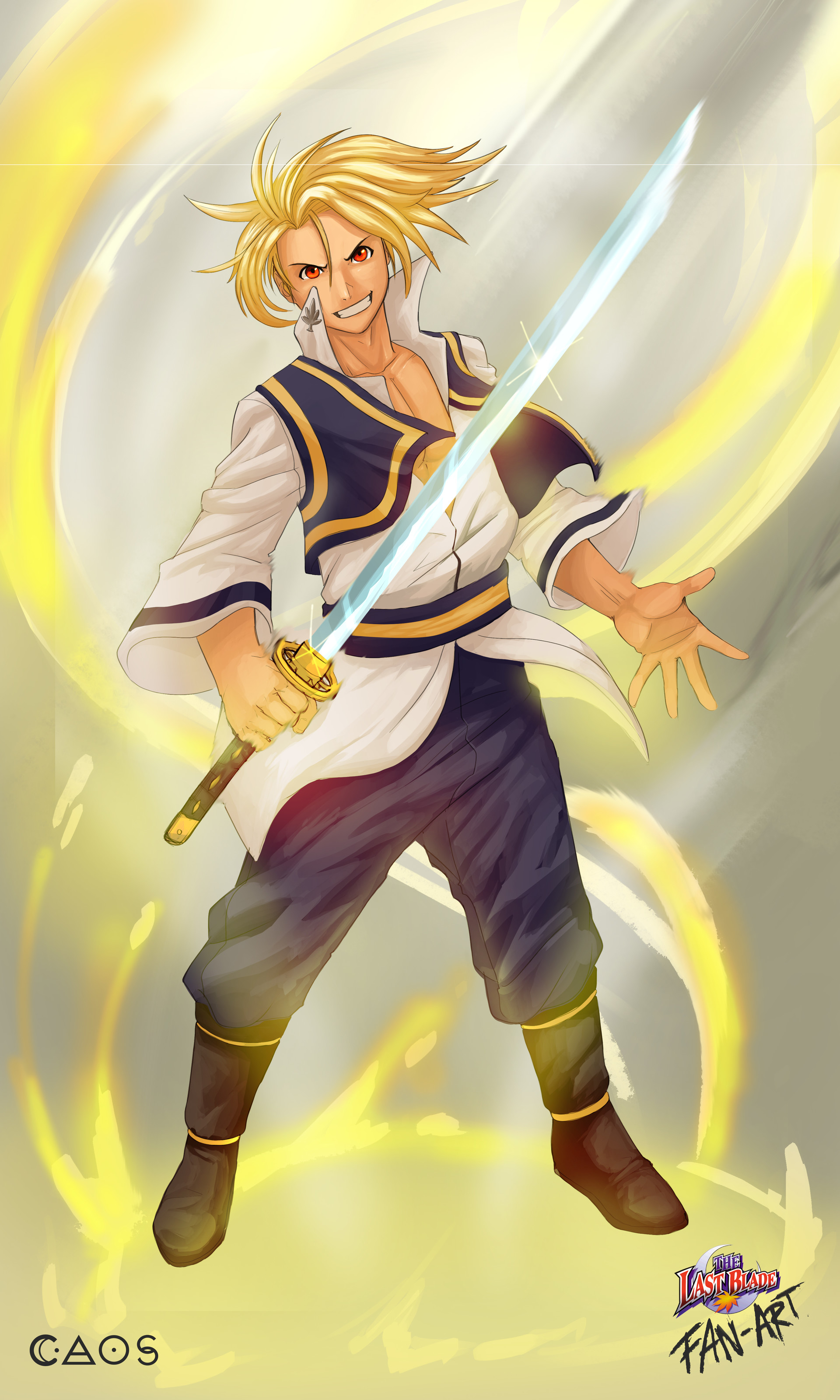 ArtStation - Kaede transformation-Fan Art from the game "The Last Blade"