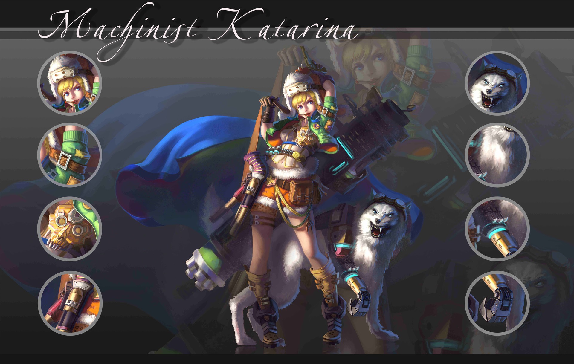 ArtStation - The white Wolf girl