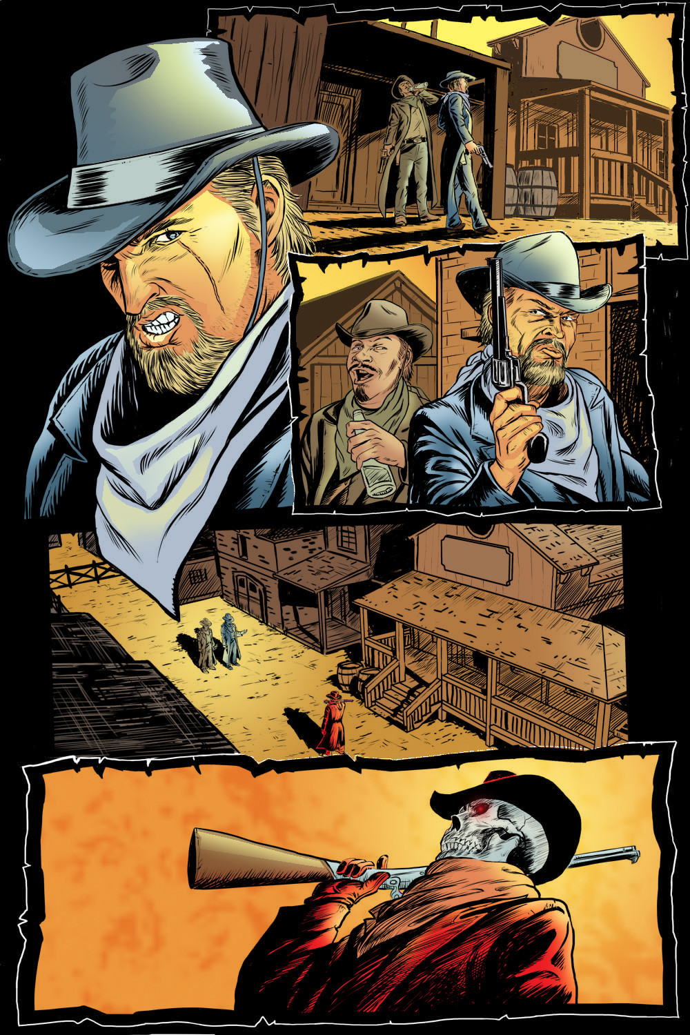 ArtStation - Deathslinger - comic colourists in australia