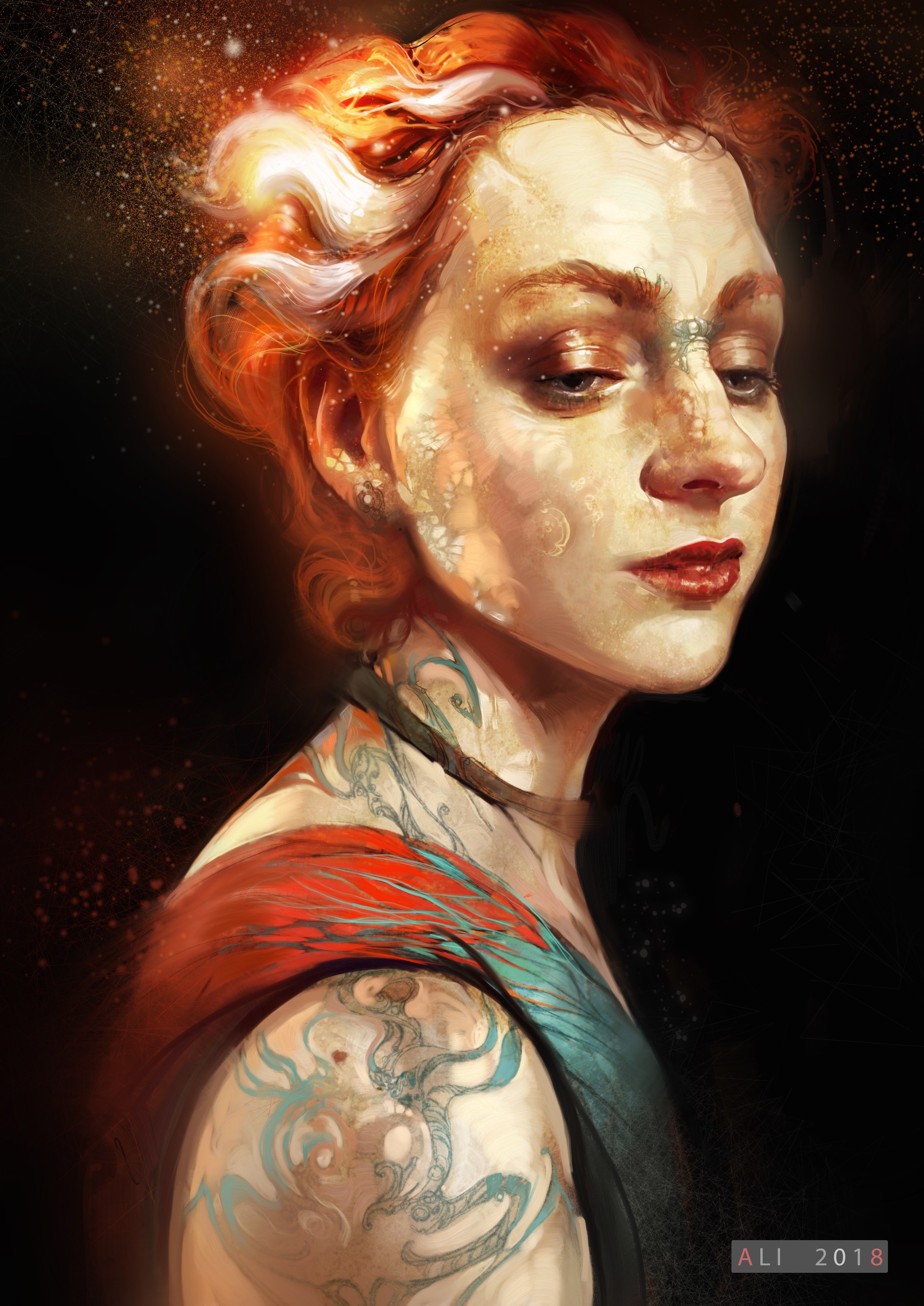 ArtStation - I Am the morning star “ portrait of Lucifer