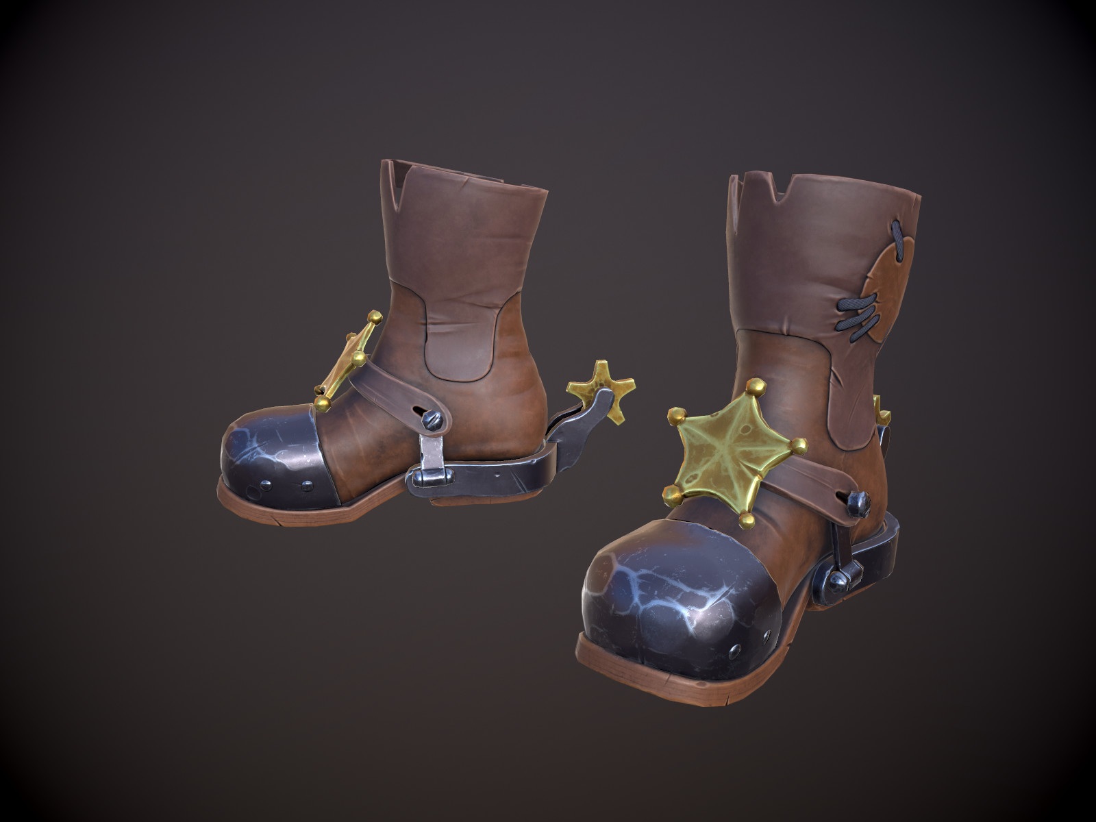 ArtStation - Sheriff's boots