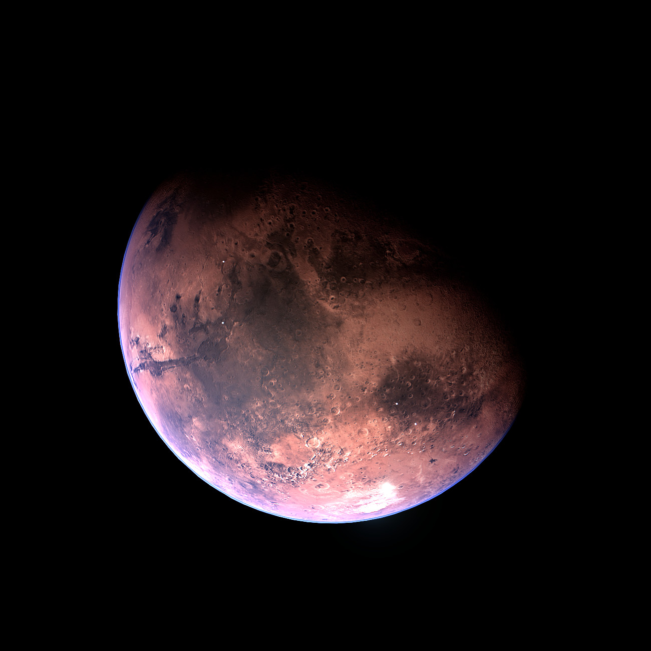ArtStation - Mars from my backyard - Made in Blender