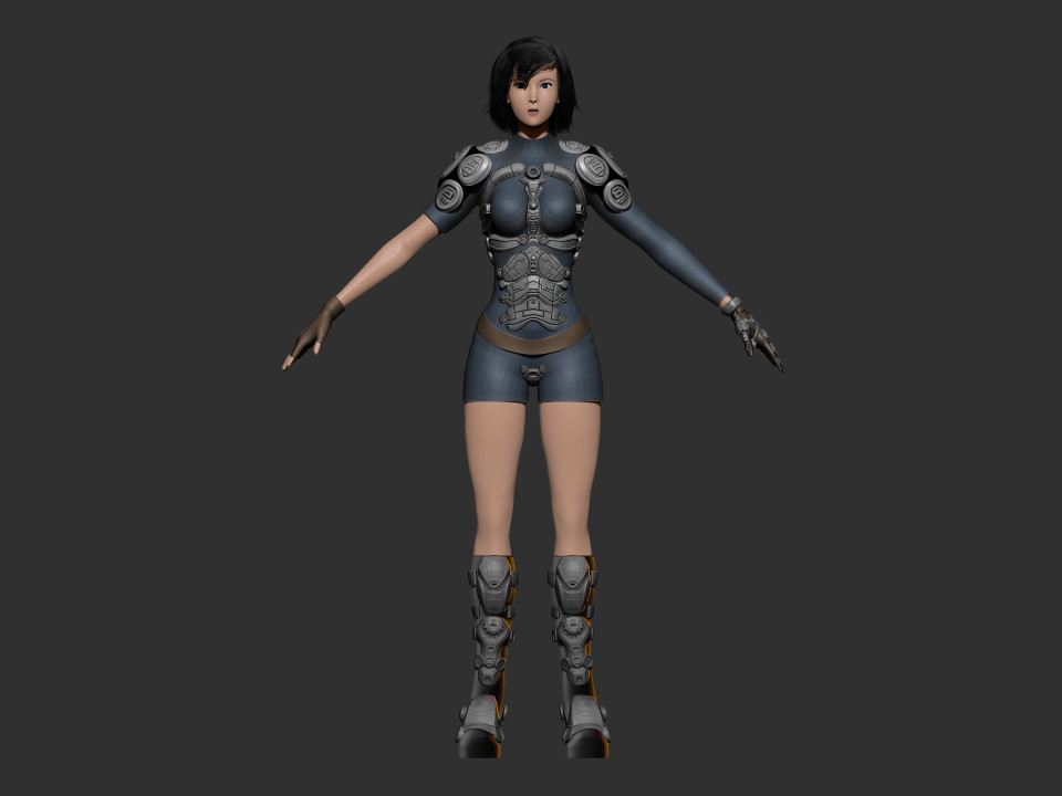 ArtStation - Rocket Girl Color 1