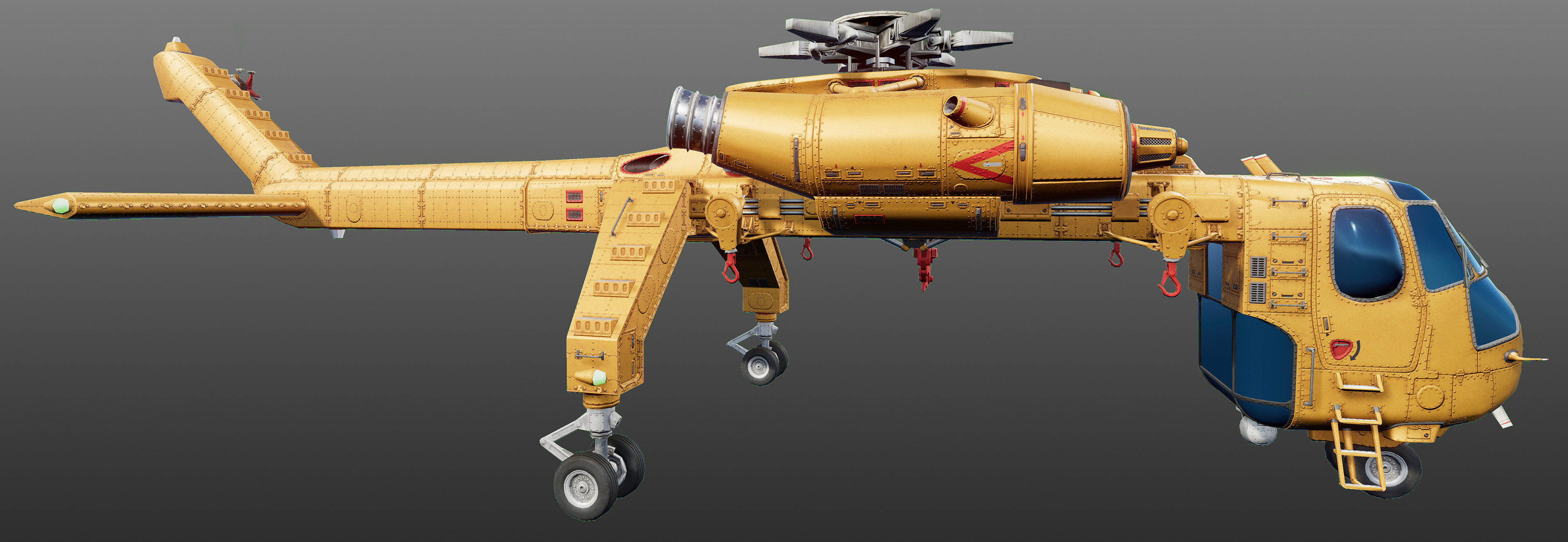 Desmond Walsh - Jurassic World Evolution - Skycrane Helicopter