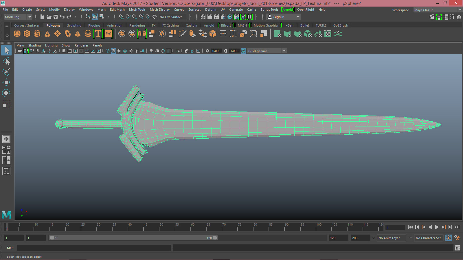 ArtStation - Sword made for 3D game project