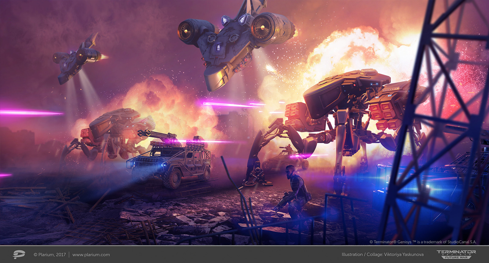 terminator future war art